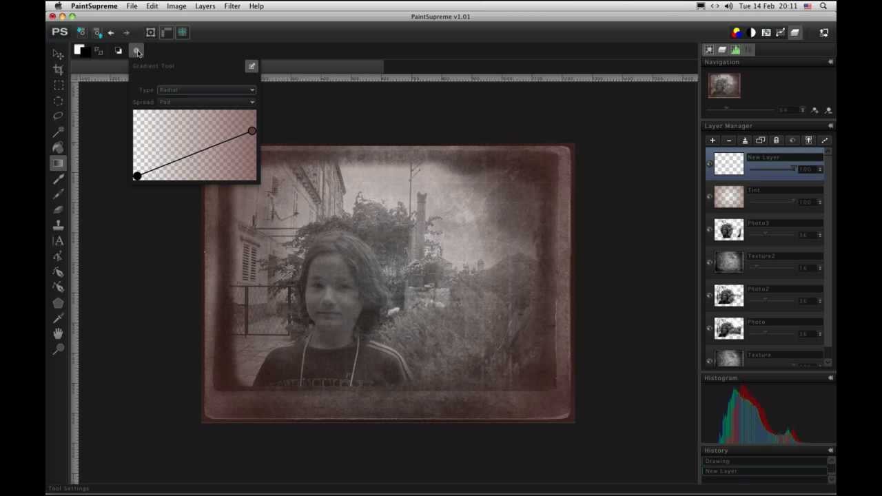 How to create an old looking photo effect - YouTube