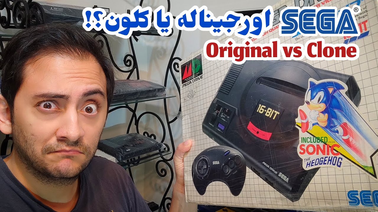 تشخیص سگا مگادرایو اورجینال (اصلی) از کلون (های کپی) Sega Mega Drive 1 ...
