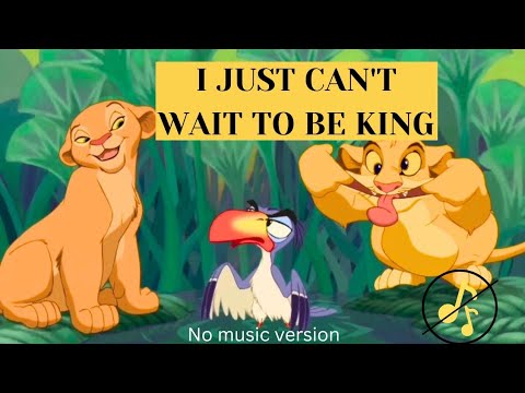 I just can't wait to be king |Full song |Full scene - YouTube