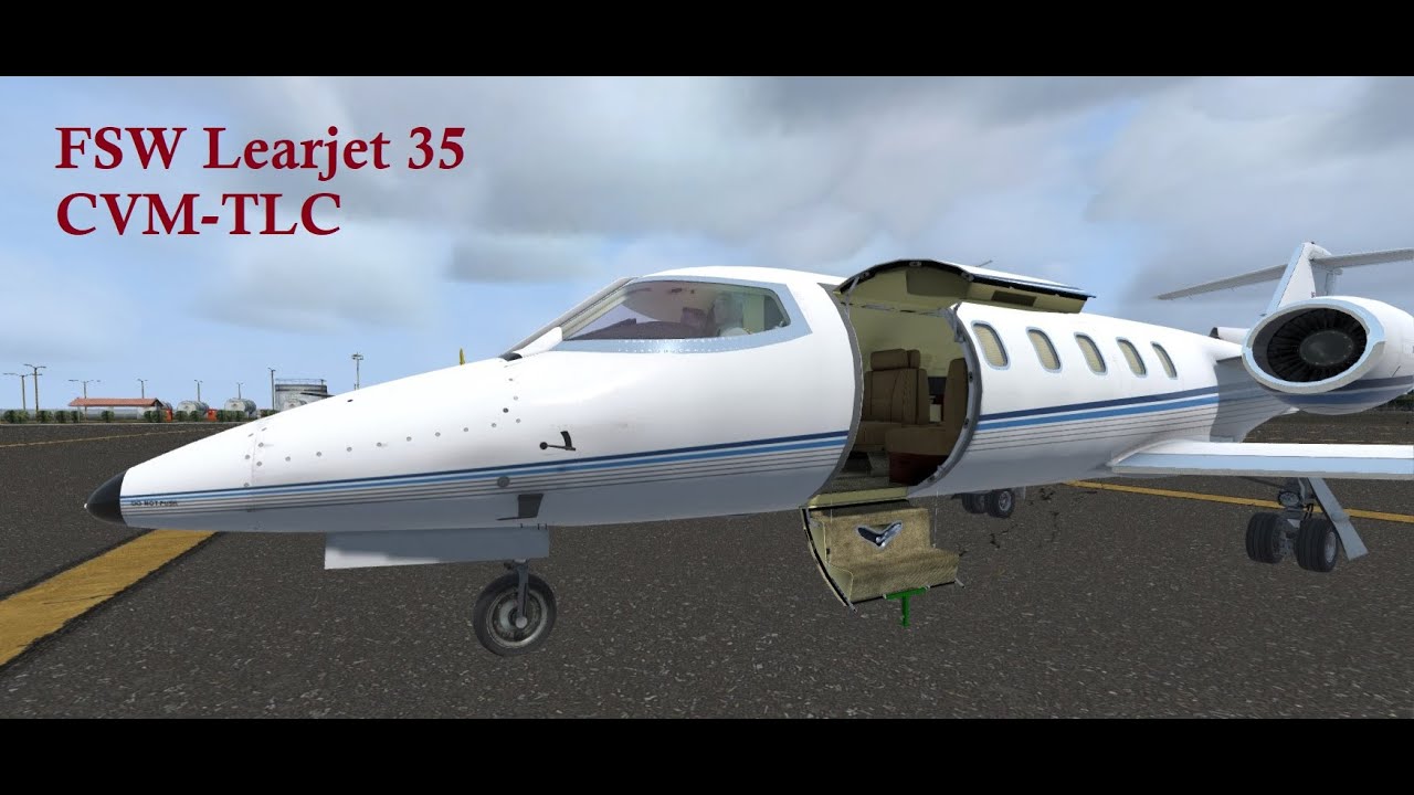 Flysimware Learjet 35 Tutorial en Español - YouTube