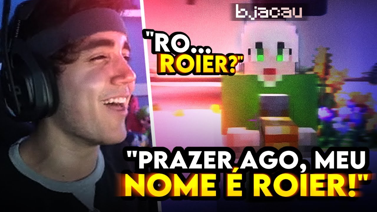 ROIER ENCONTRANDO E INTERAGINDO COM O ACAU PELA PRIMEIRA VEZ! - QSMP - YouTube