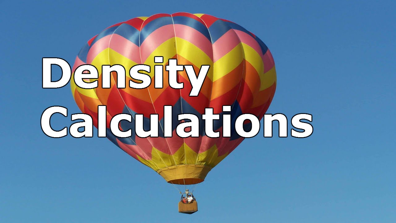 Density Calculations - YouTube