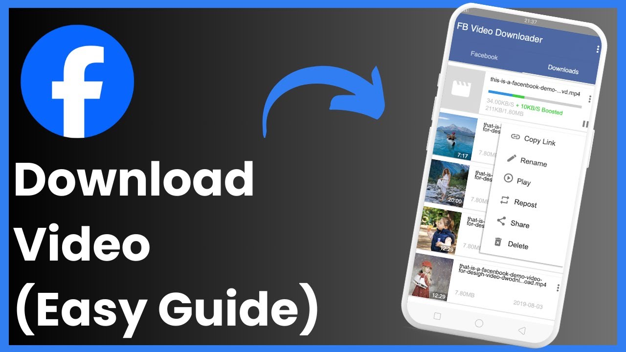 How To Download A Facebook Video - Possible? - YouTube