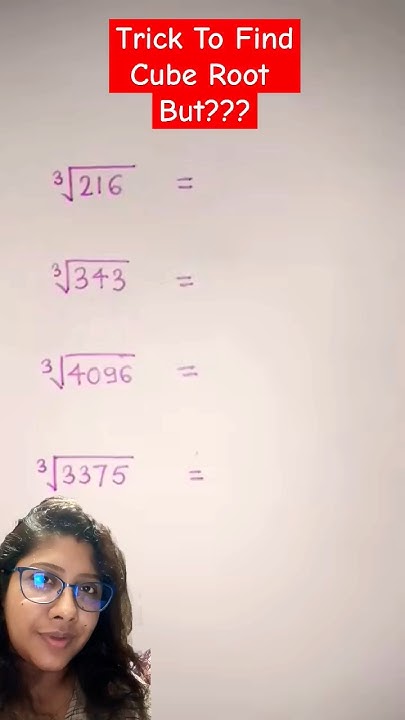 Trick To Find a Cube Root #maths #cuberoot #mathstricks #rootsolvingtricks - YouTube