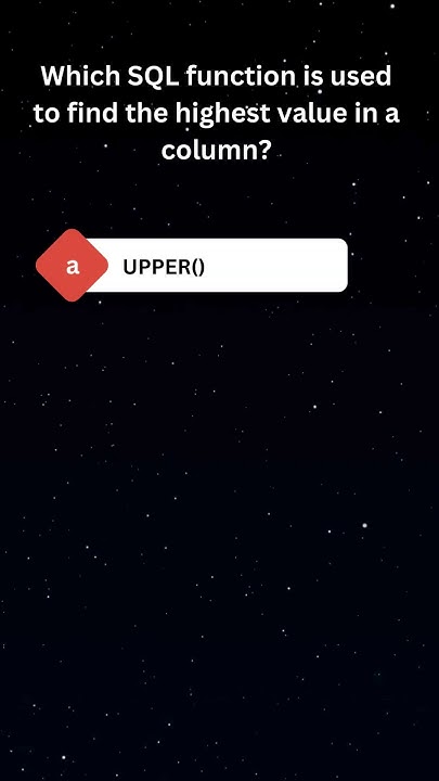 SQL - Find highest value in a column. #learnsql #sqlfordataengineer #sqlquiz - YouTube