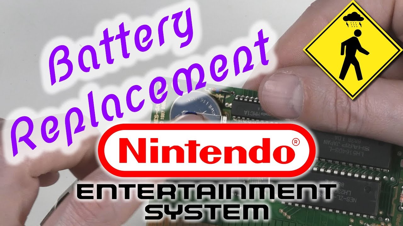 NES Games Battery Replacement - YouTube