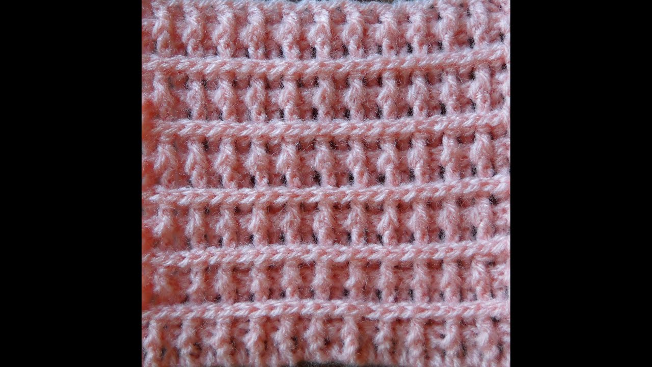 "EXTRA CLASSIC" BRIOCHE STITCH (CROCHET VERSION) / PUNTO INGLÉS "EXTRA CLÁSICO" (VERSIÓN CROCHET ...