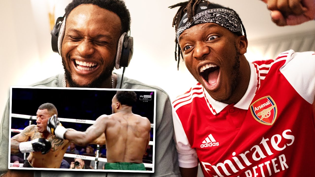 KSI REACTS TO MY 6TH PRO FIGHT KNOCKOUT! - YouTube