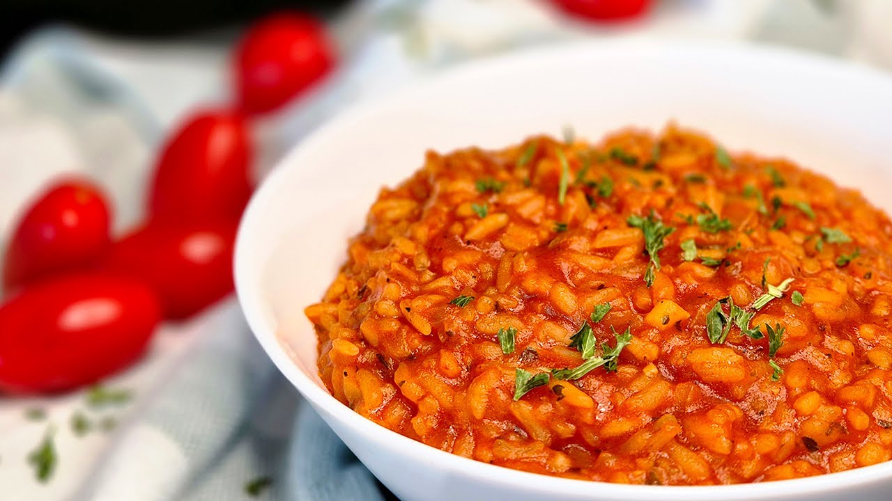 Rizoto sa paradajzom - Brzi posni ručak, gotov za 30 minuta, tako sočan ...