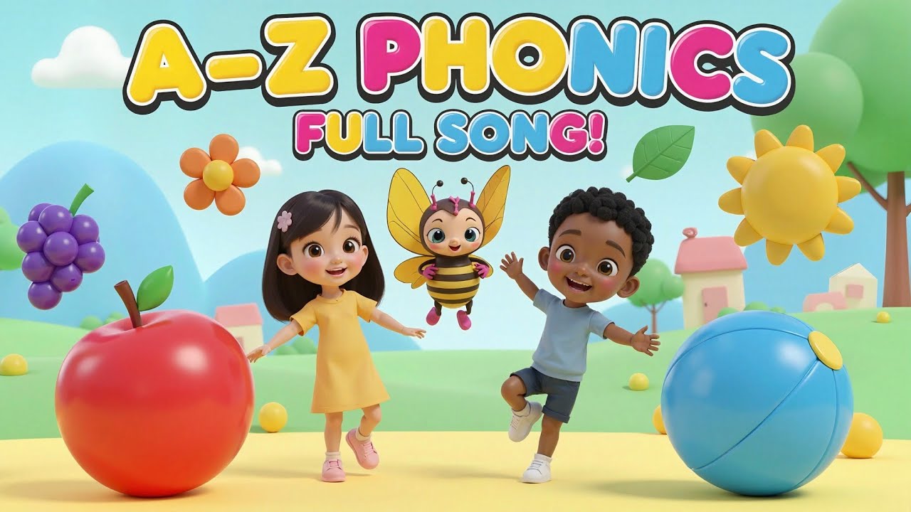 A–Z Alphabet Phonics Song (FULL) | Best ABC Learning for Toddlers ...