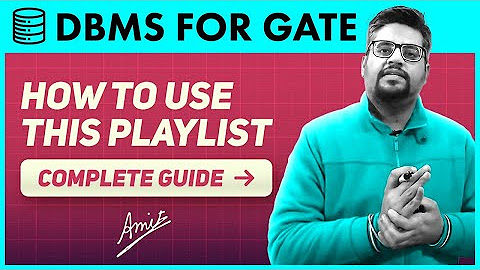 Databases (DBMS) for GATE — Complete Playlist - YouTube