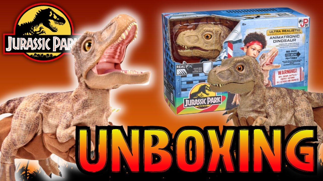 UNBOXING: BABY T-REX REAL FX #dinosaur #tyrannosaurusrex #review - YouTube