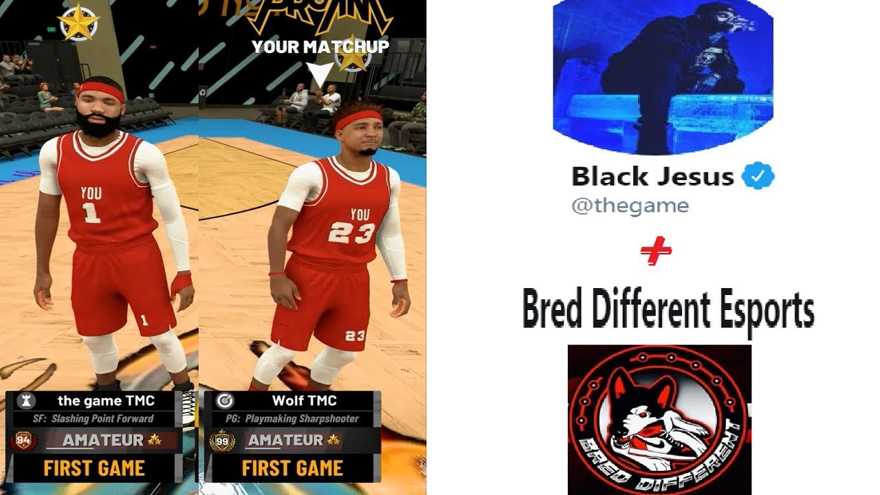 NBA 2K19 Pro Am vs. Rapper The Game & 99 OVR Playmaking Sharpshooter PG ...