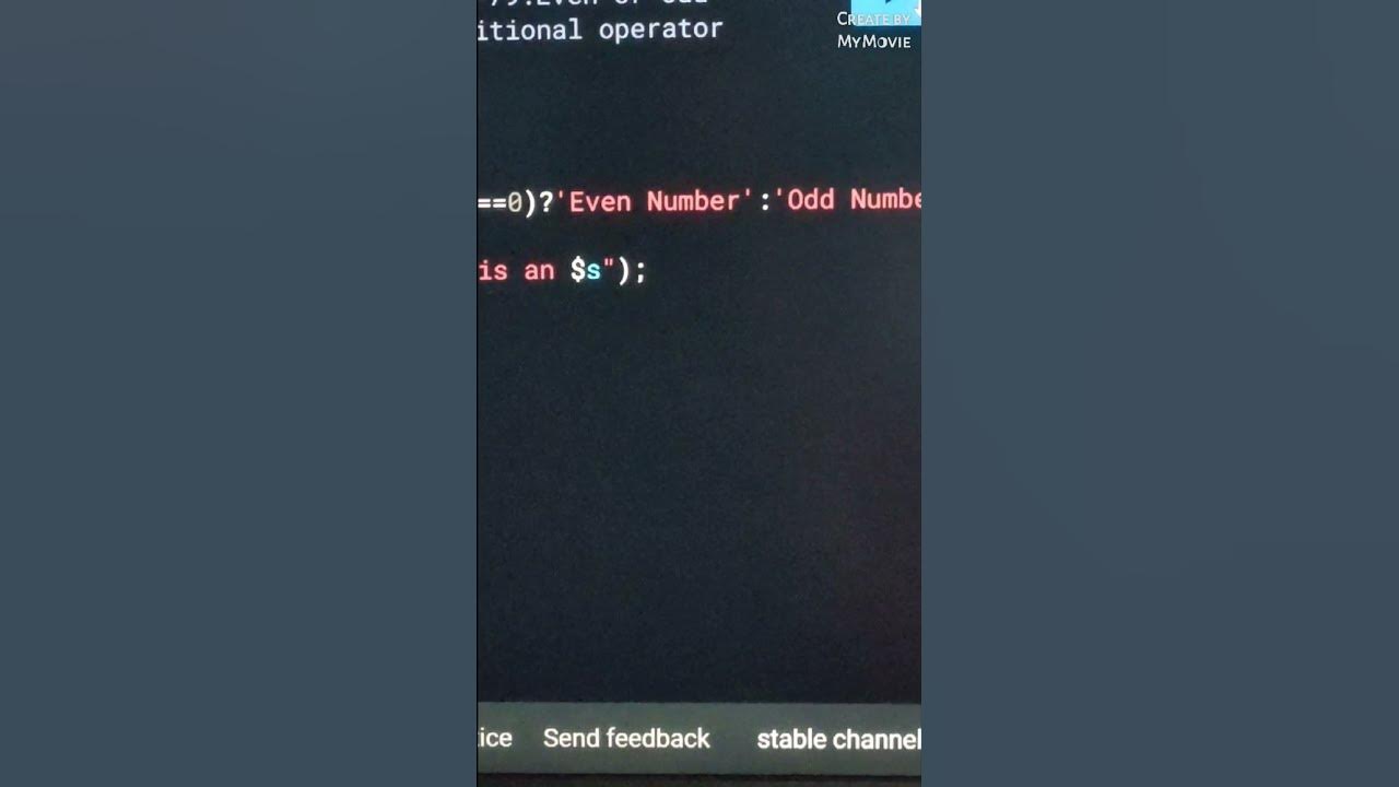 even or odd using conditional operator in Dart 🎯 - YouTube