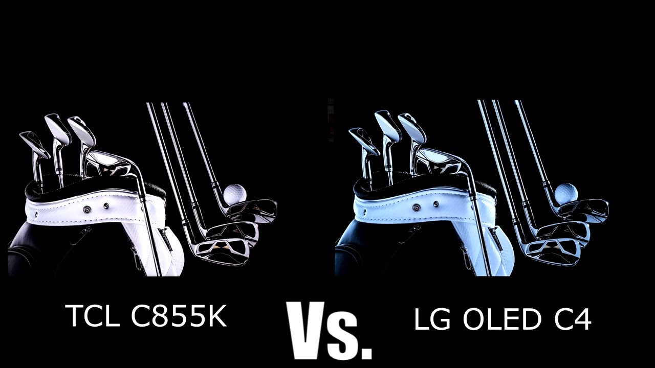 TCL C855K QM8 vs LG OLED C4 Side by Side Comparison - YouTube