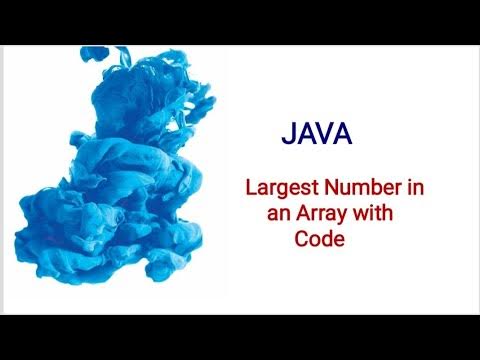 Largest Number in an Array with Code in Java @CodersLife-q9z |Must Watch| - YouTube