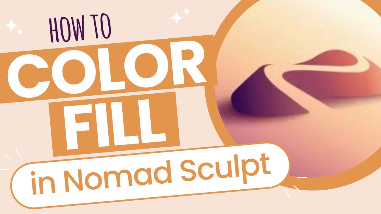 How to Color Fill in Nomad Sculpt - YouTube