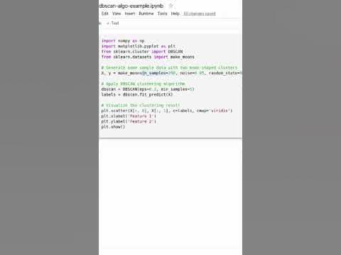 DBSCAN Clustering Example in Python - YouTube