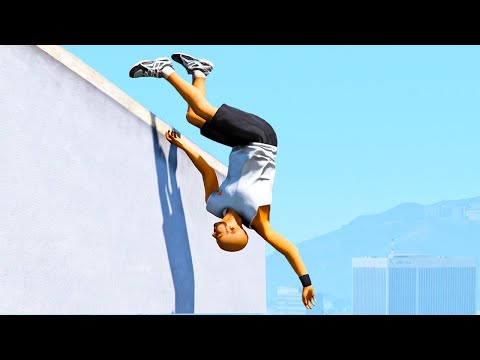 GTA 5 - Parkour Fails & Ragdolls Ep.3 (Euphoria Physics)