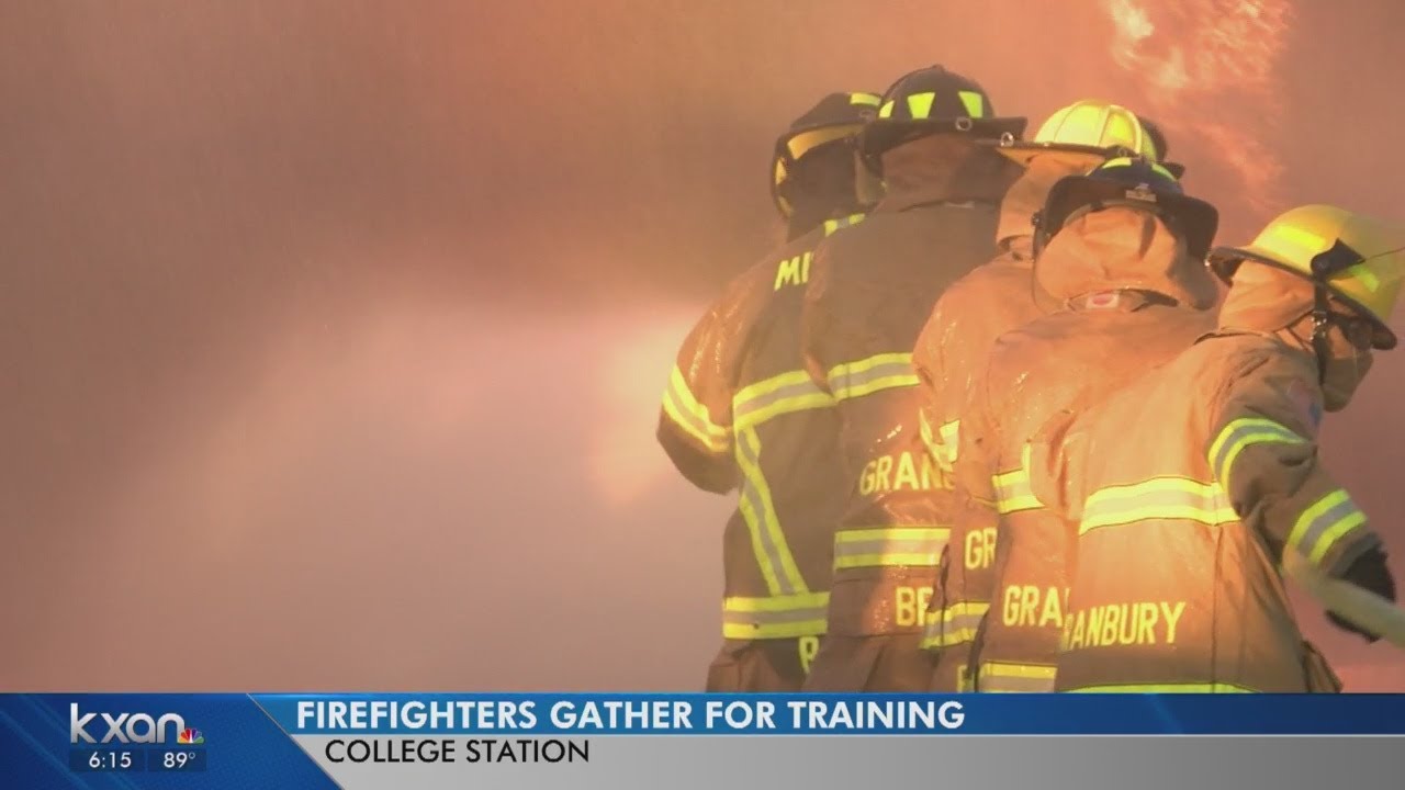 Firefighting demonstrations highlight training and aim to inspire - YouTube