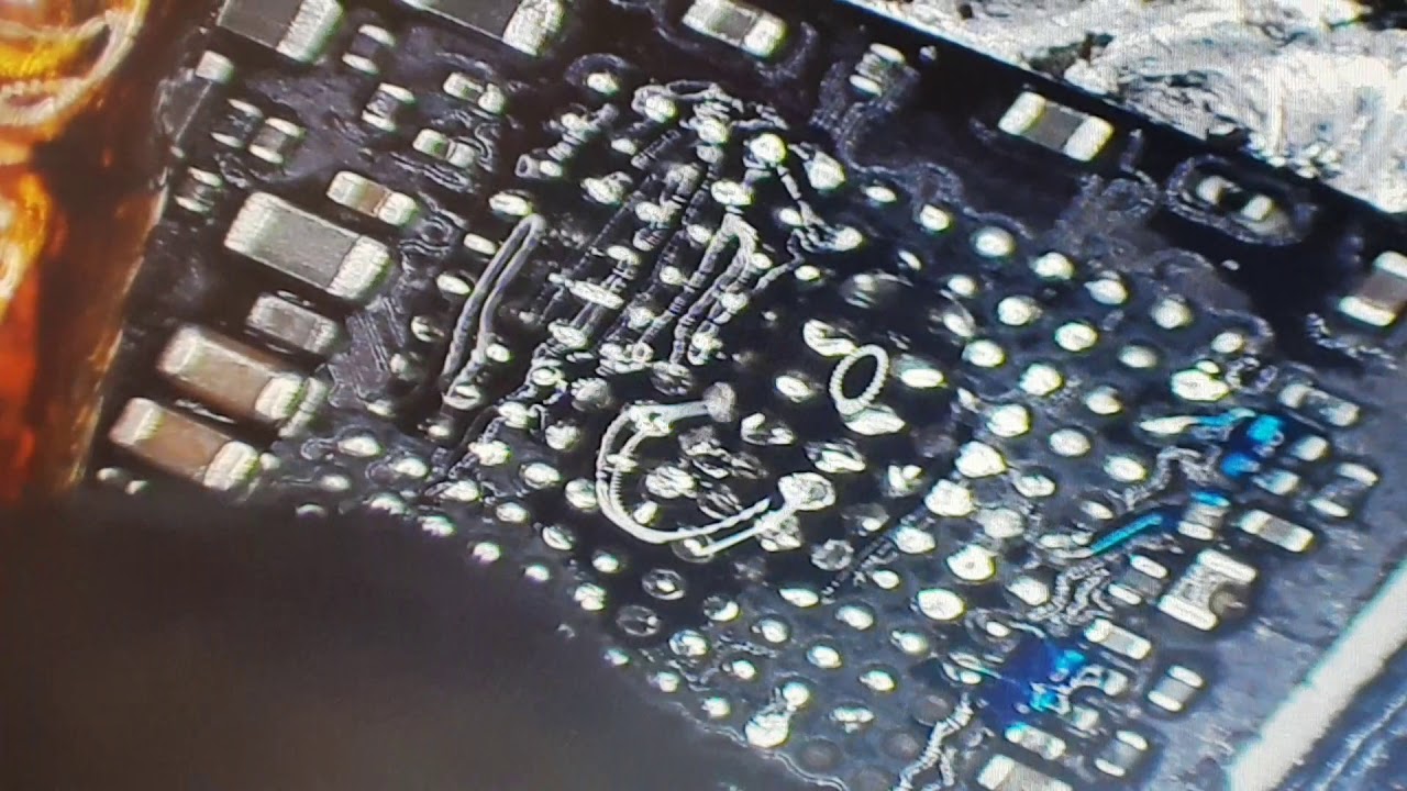 IPhone 7 Audio ic Repair with jumpers. - YouTube