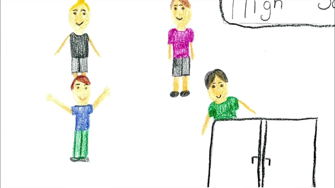 Caught in the Crowd Illustrated - All Parts - YouTube