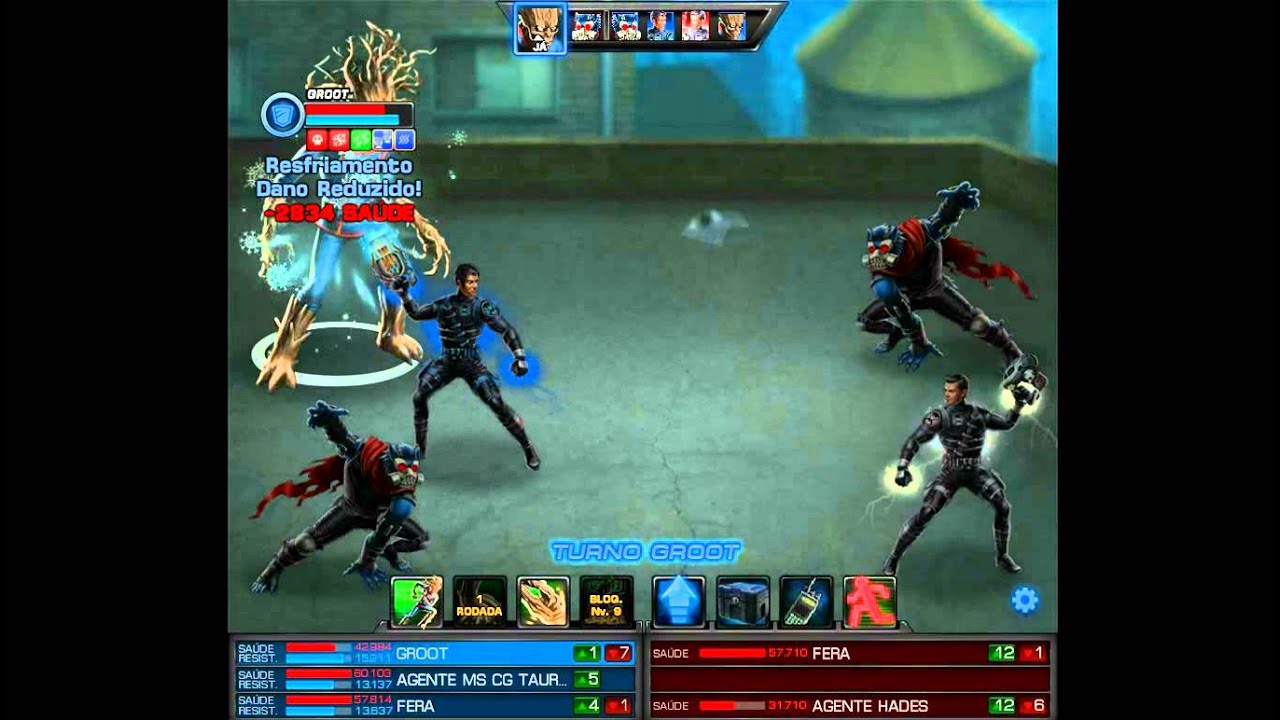 Marvel Avengers Alliance - Groot lvl 6 parte 1(pvp Training) - YouTube