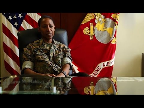 Marine Corps Appoints First Black Female To Brigadier General - YouTube