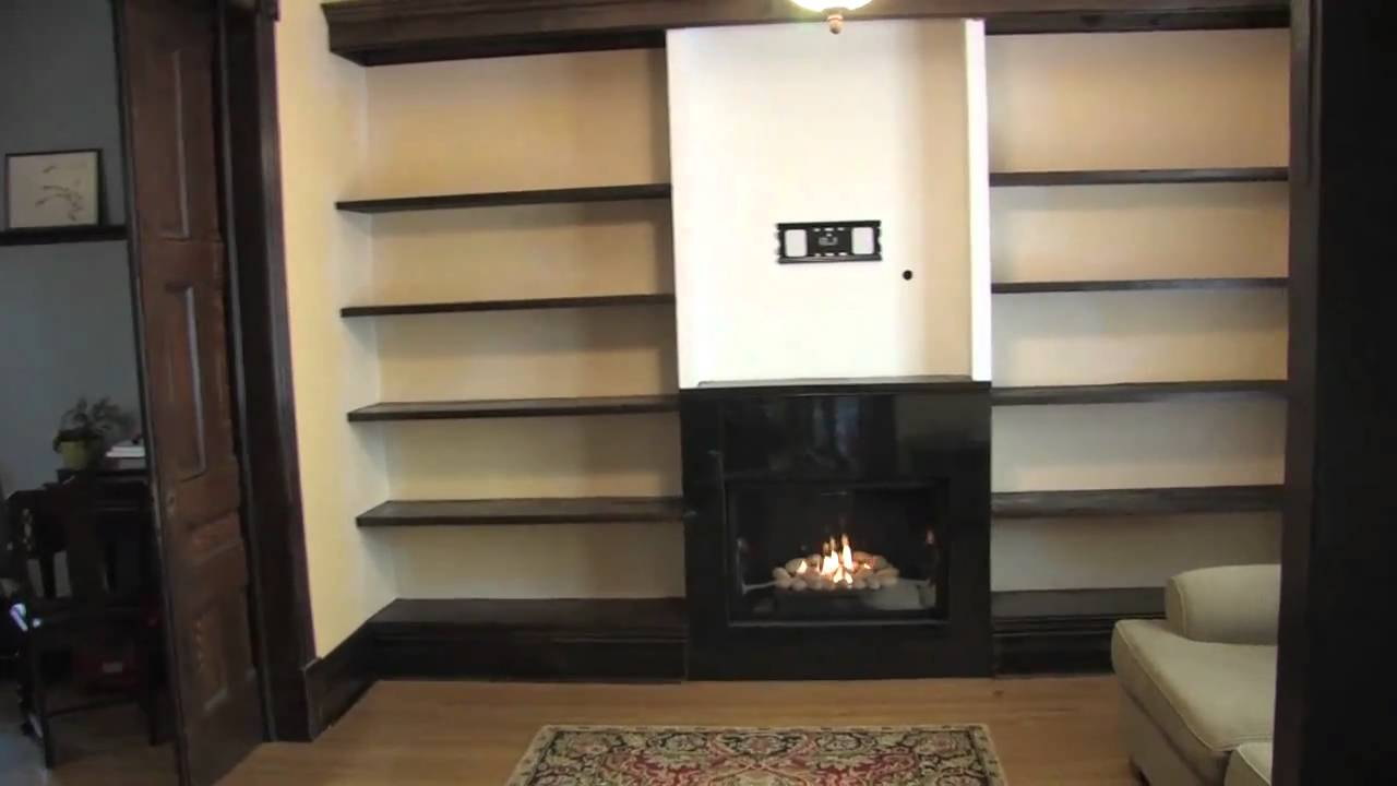 Custom Gas Fireplace and Trim Work - YouTube