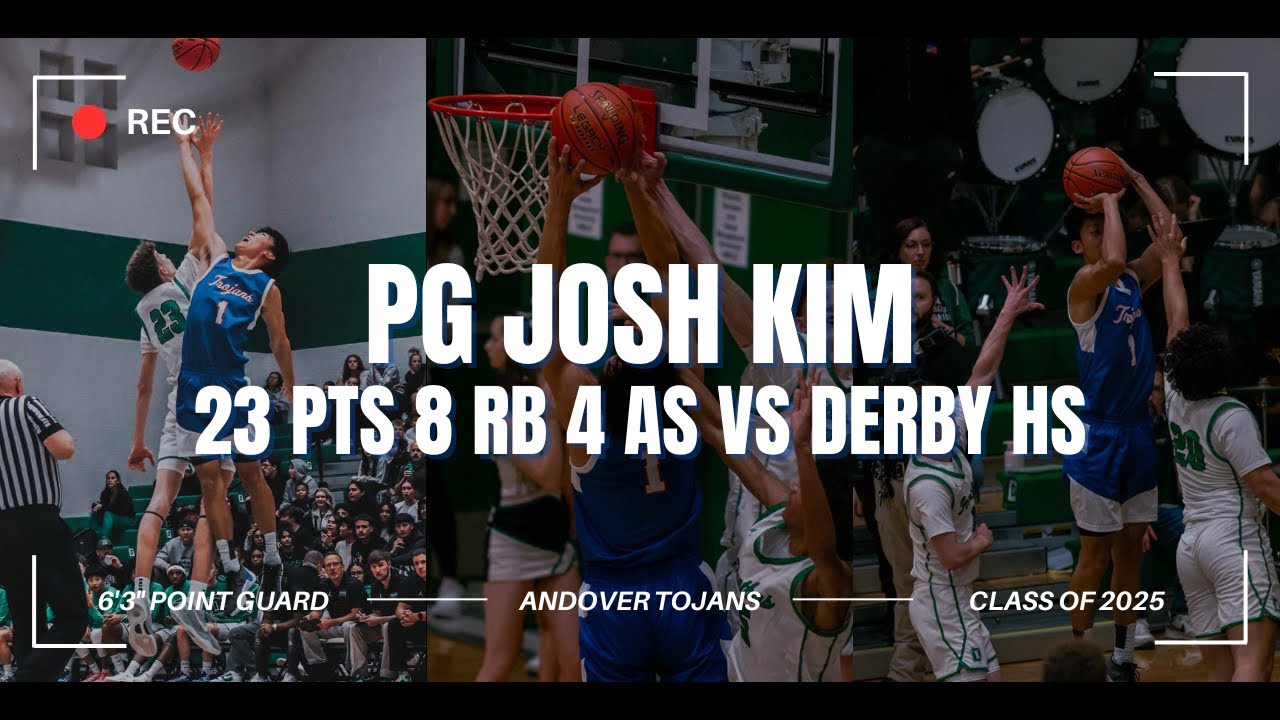 PG Josh Kim Highlights vs Derby HS - YouTube