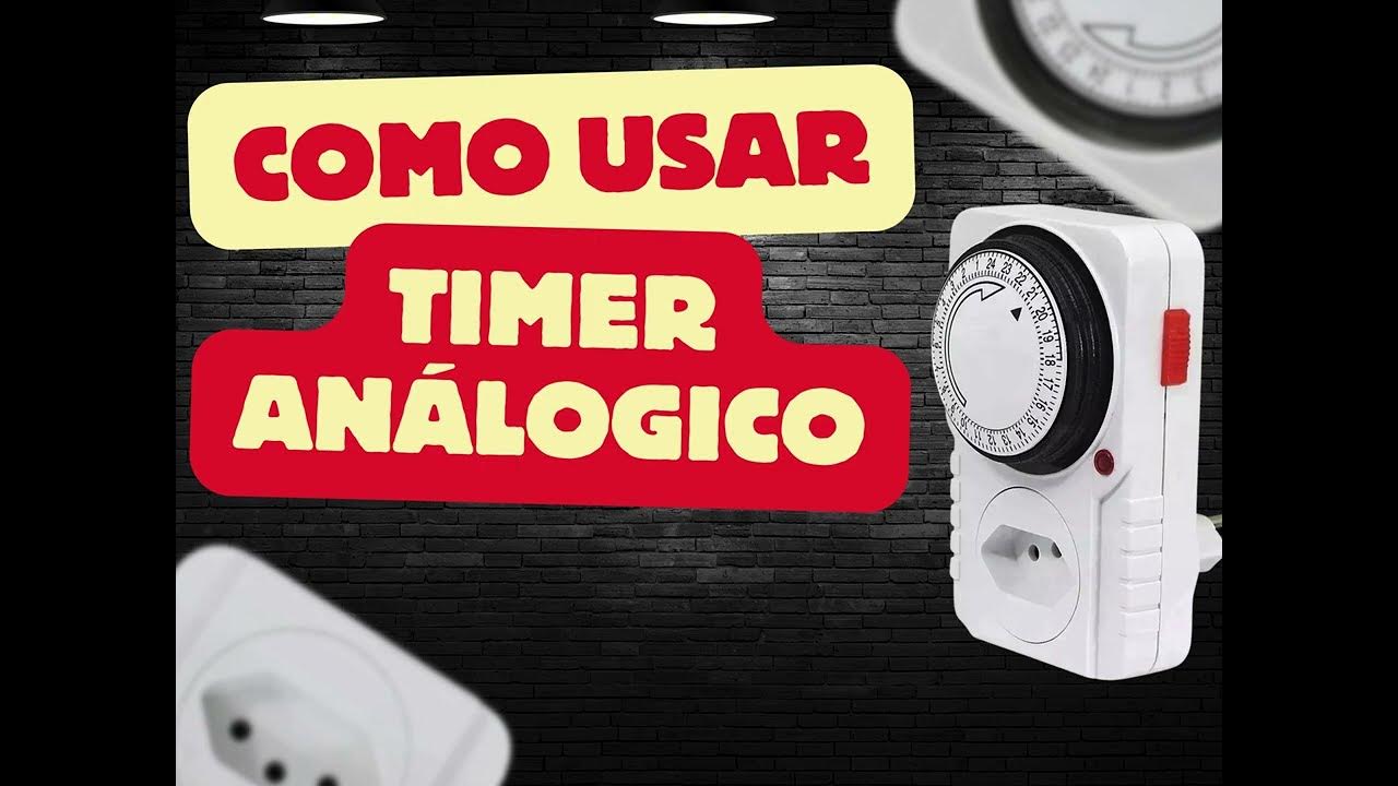 Como usar o Timer Análogico - YouTube