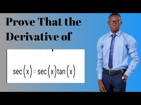 prove that the Derivative of Sec(x)=Sec(x)tan(x) - YouTube