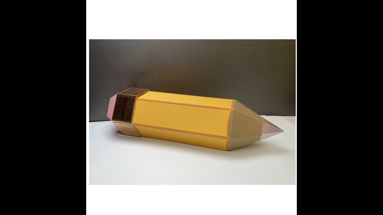 Pencil Shaped Box - YouTube
