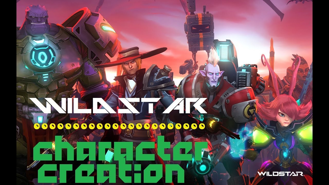 Wildstar Character Creation All Races On Both Factions - YouTube