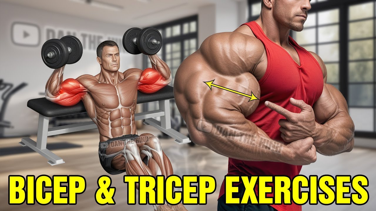 6 Simple Bicep and Tricep Exercises to Get Bigger Arms Faster - YouTube