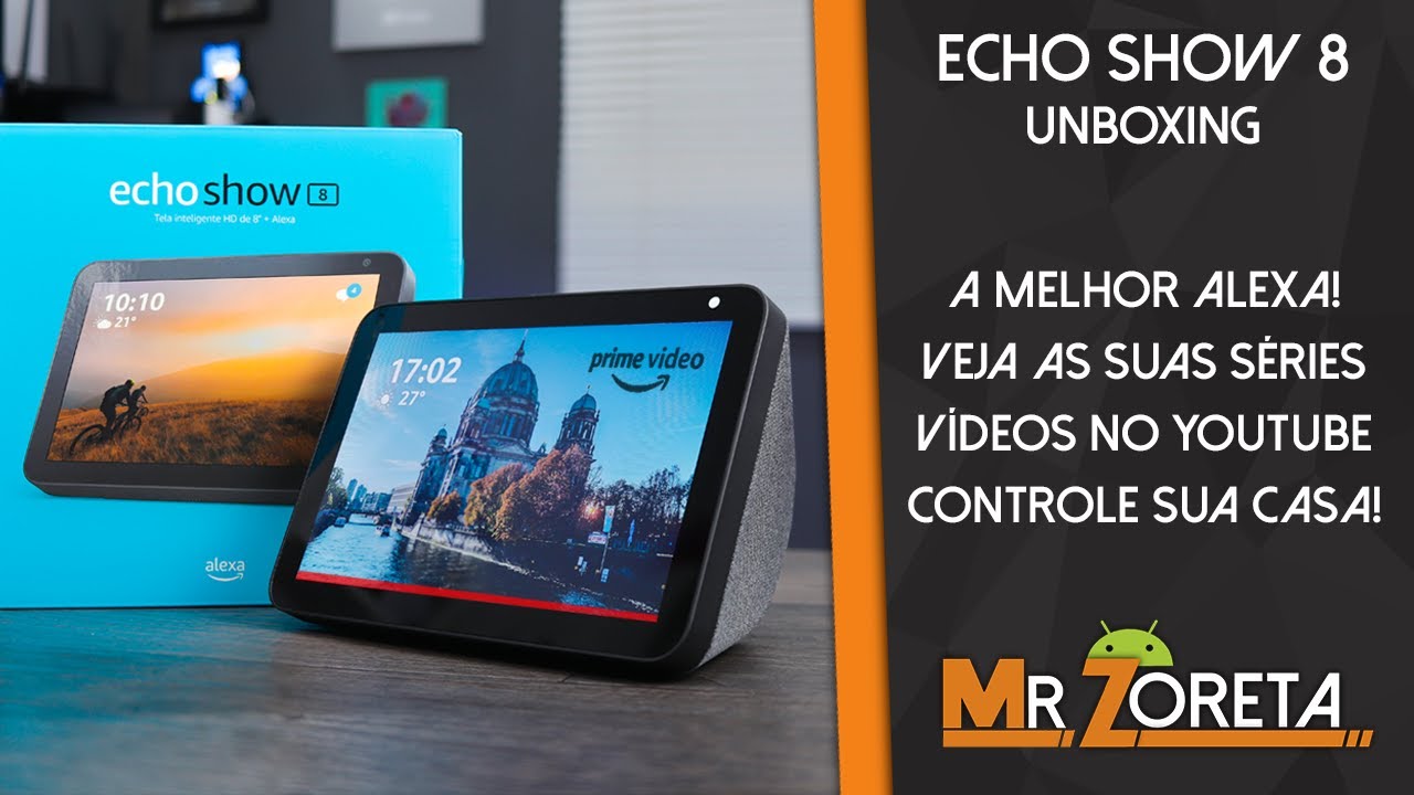 Echo Show 8 - A MELHOR Alexa que você pode ter! Tela Grande e Som ...