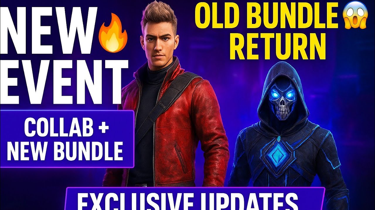 “Free Fire NEW Event & Collab Update 🔥 | Old Bundle Return + New Bundle ...