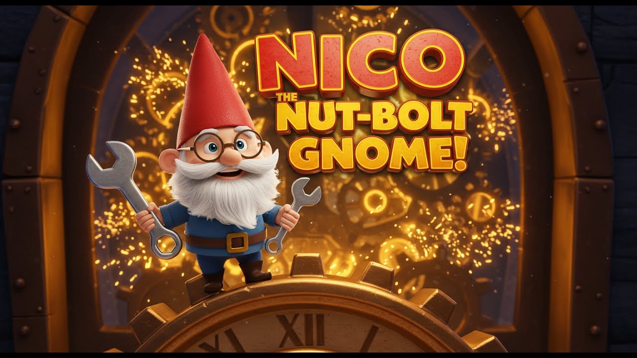 Nico the Nut-Bolt Gnome 🛠 | A Magical Clock Tower Tale | # ...