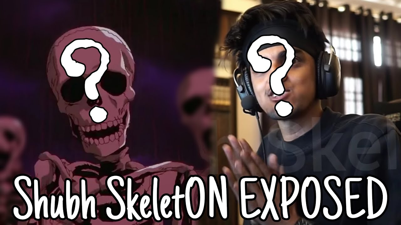 Skeletons roasting exposed 😡 || Face Reveal || Maxtern? || Shubh ...