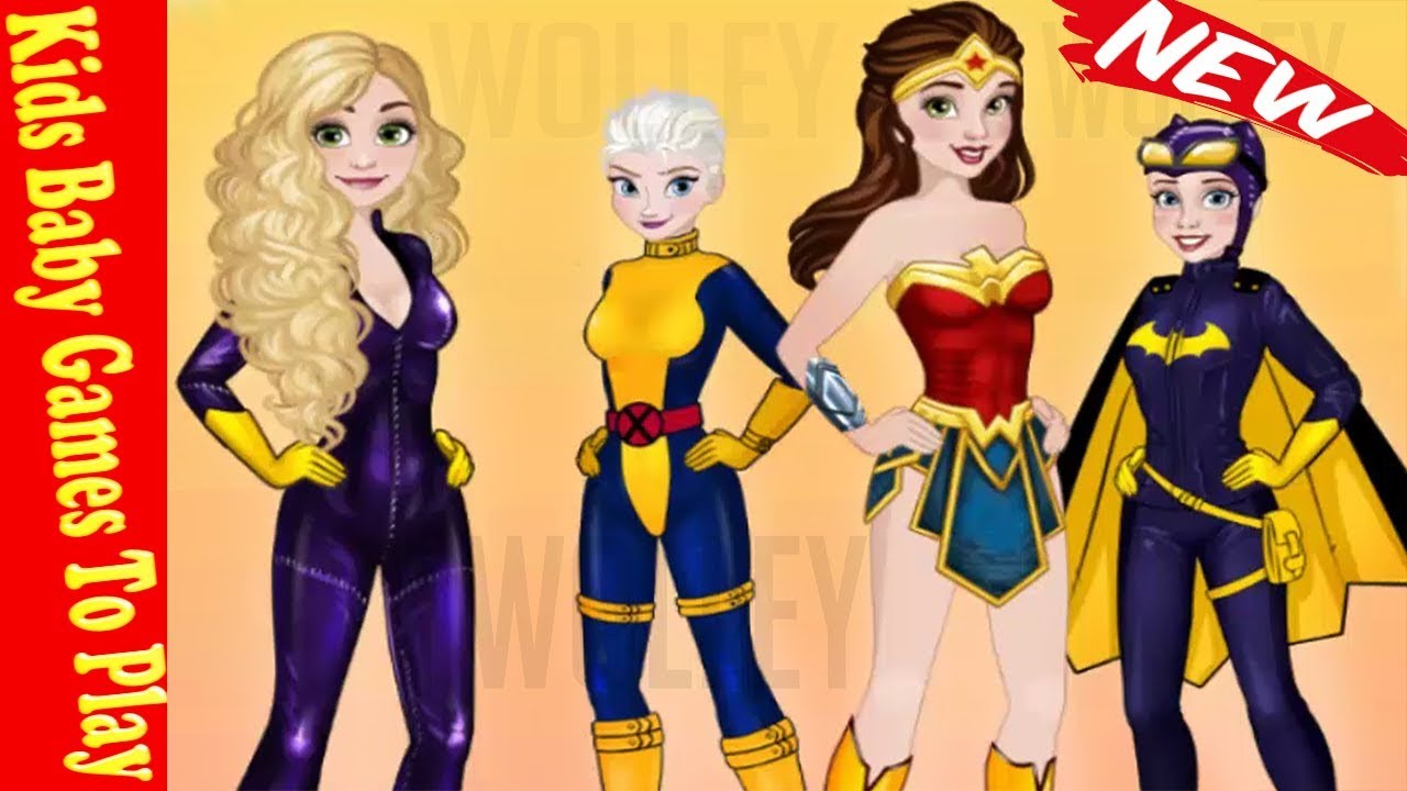 disney Princesses become superheroes - YouTube
