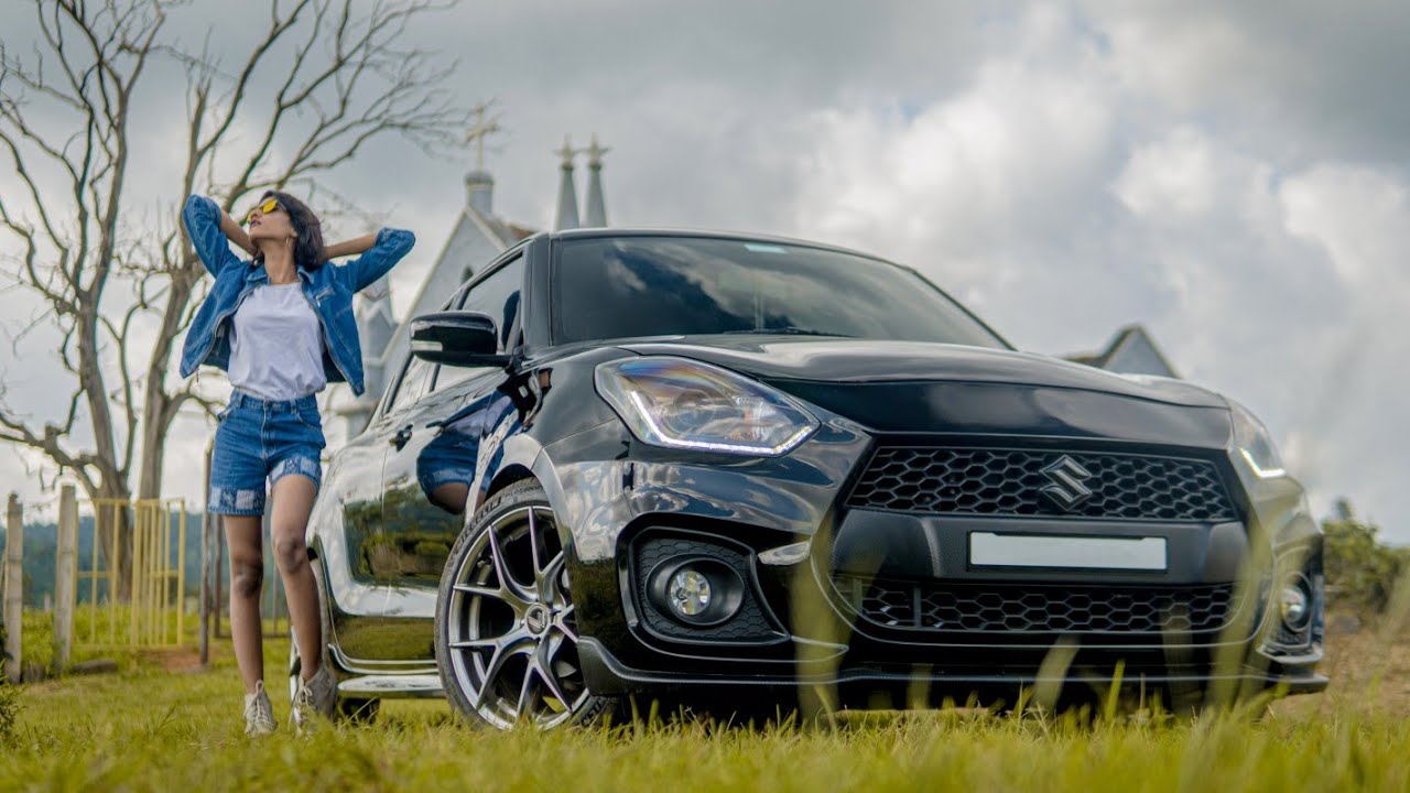 India's first black 3rd gen Suzuki Swift with Swift Sports Conversion ...