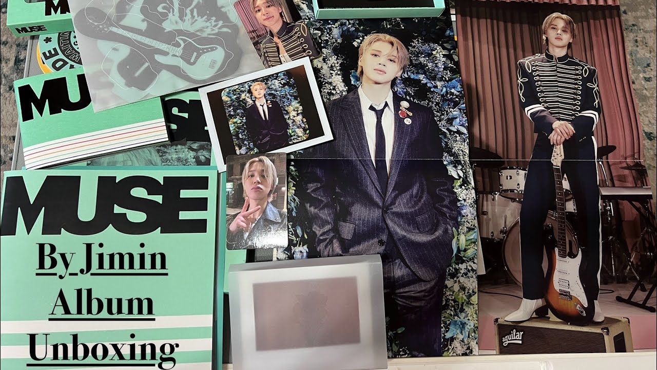 BTS JIMIN Muse Albums CDS Unboxing |Muse Album By Jimin - YouTube