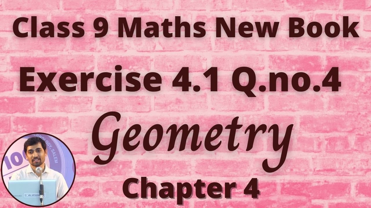 TN 9th Maths Geometry Exercise 4.1Q.No.4 Geometry Chapter 4 Congruent ...