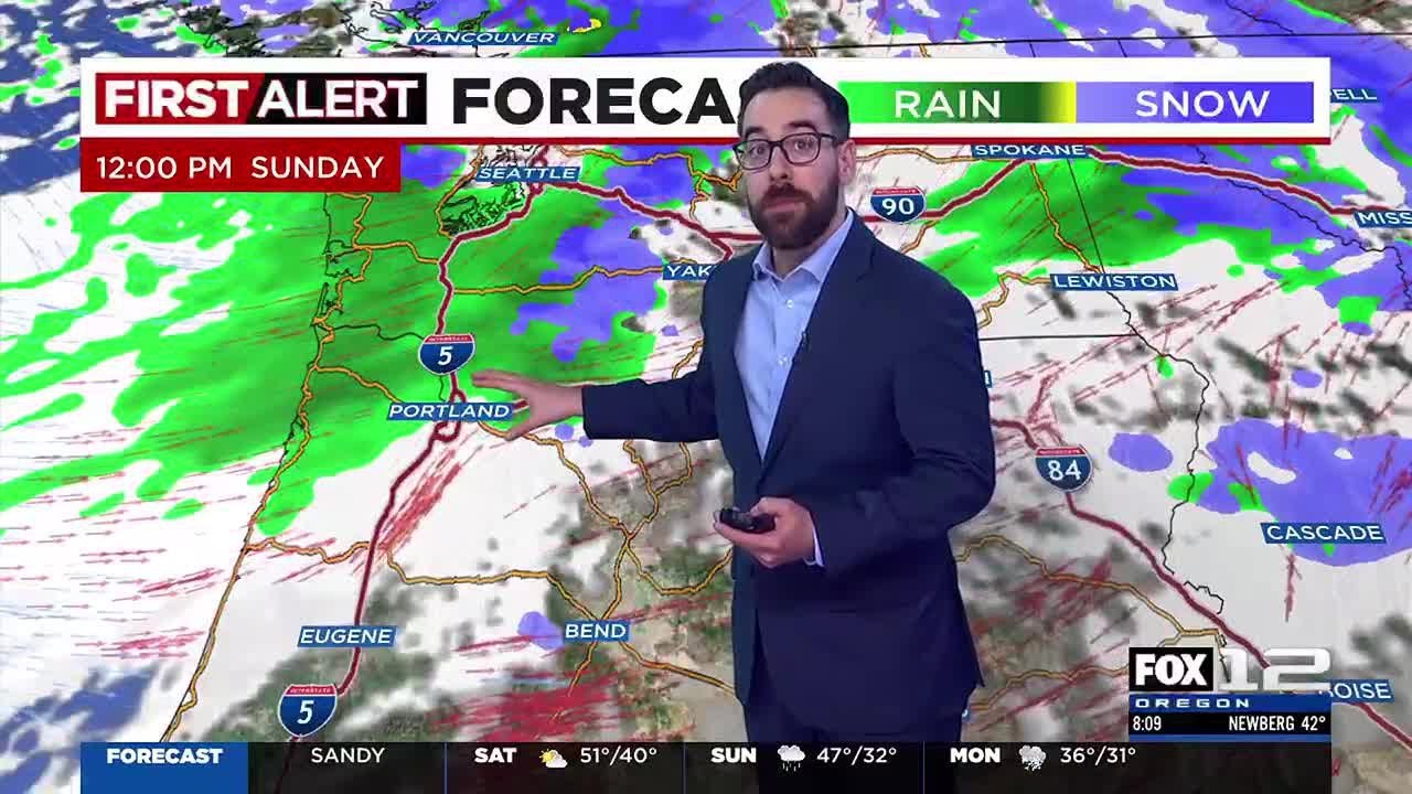 First Alert Saturday morning FOX 12 weather forecast (2/24) - YouTube