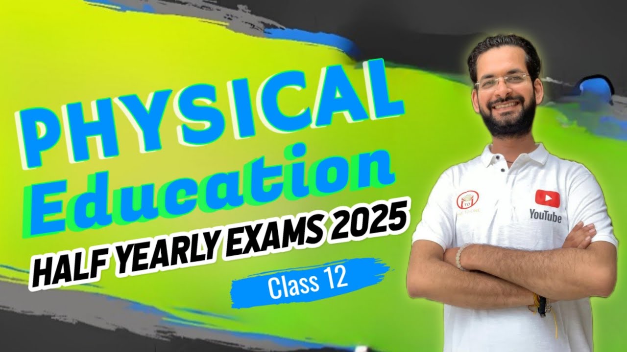 Physical education class 12 most important questions| Half yearly exam ...
