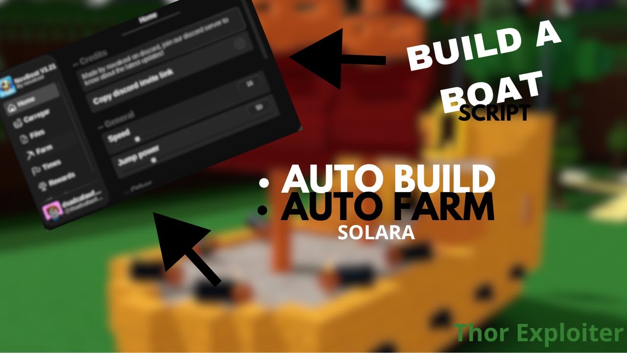 [ SCRIPT ] BUILD THE BOAT | AUTO BUILD | AUTO FARM | SOLARA | Roblox ...