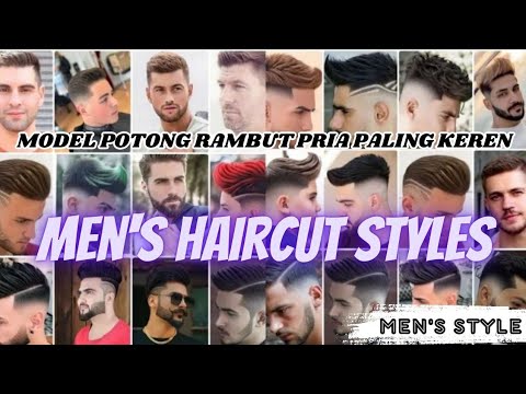 MODEL POTONG RAMBUT PRIA KEREN || MEN HAIR CUT #barbershop # ...