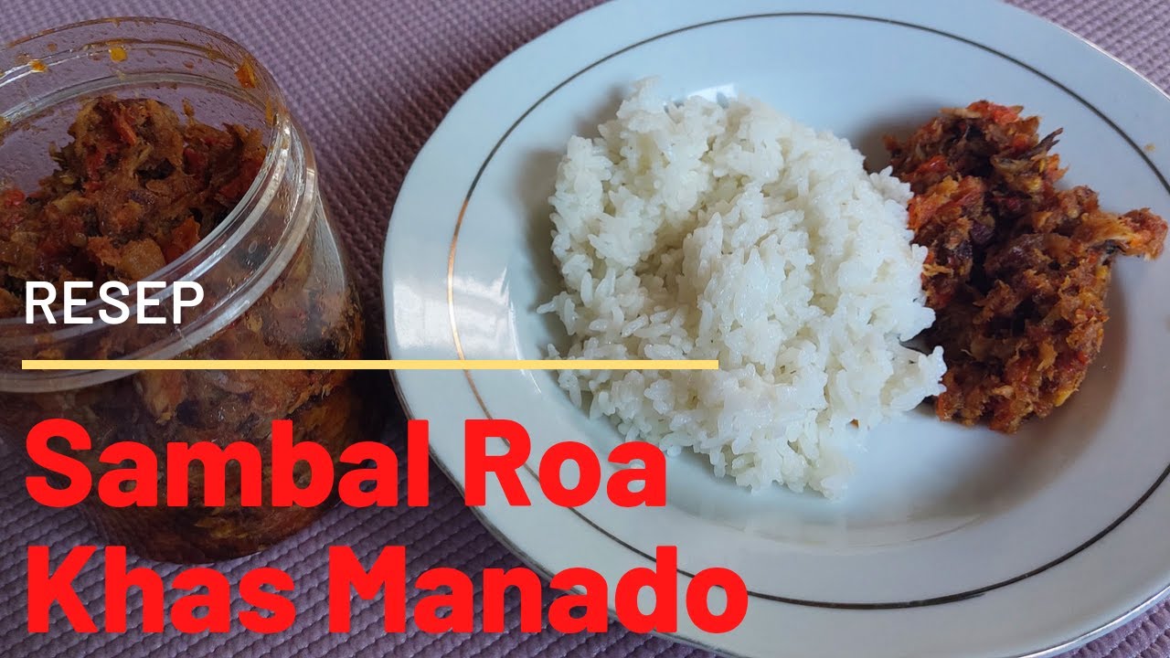 RESEP SAMBAL ROA MANADO - YouTube