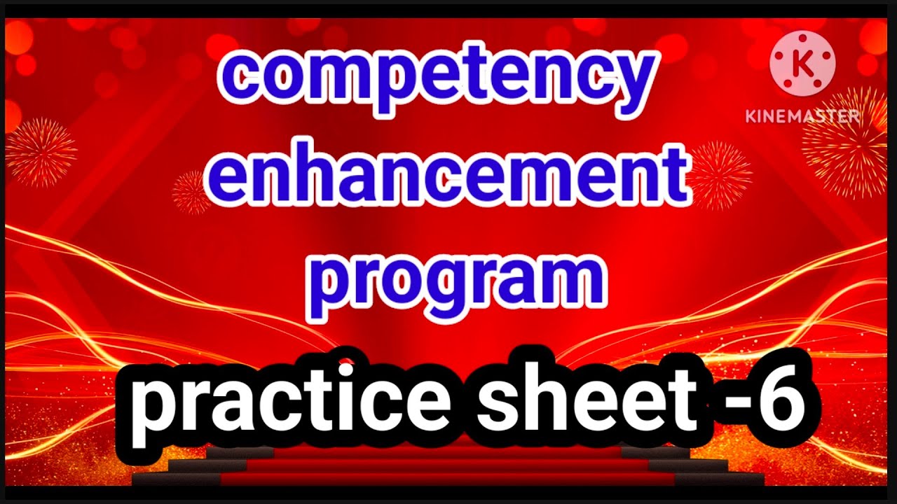 CEP practice sheet 6 - YouTube