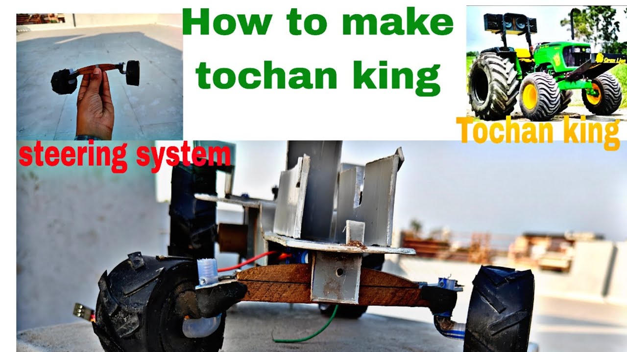 tochan king steering system make#tractors #success - YouTube